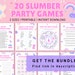 What's in Your Sleepover Bag Fun Slumber Party Games Pajama Party ...