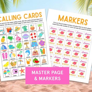 Summer Bingo Summer Activities for Kids Family Summer Games Summer ...