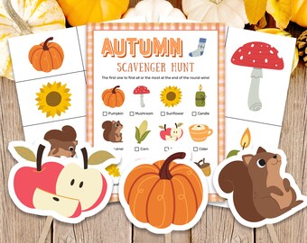 Fall Nature Scavenger Hunt Scavenger Hunt Kids Outdoor - Etsy