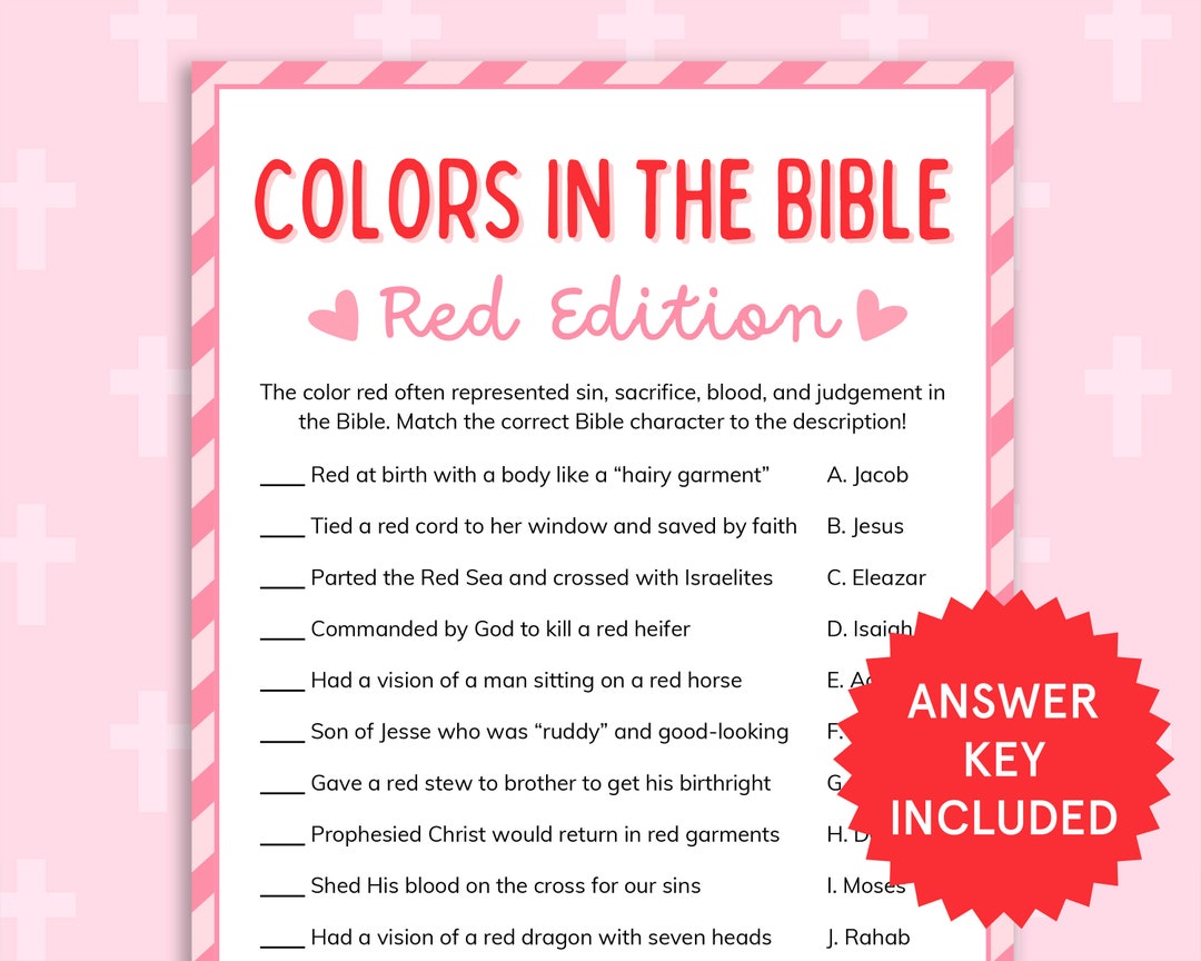 Bible All Things Red Church Valentines Day Party Games Womens Ministry ...