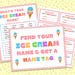 What's Your Ice Cream Name, Name Tags, Sign Summer Activities for Kids ...