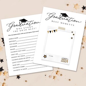 Graduation Party Game Bundle Graduation Party Class of 2024 Graduation ...