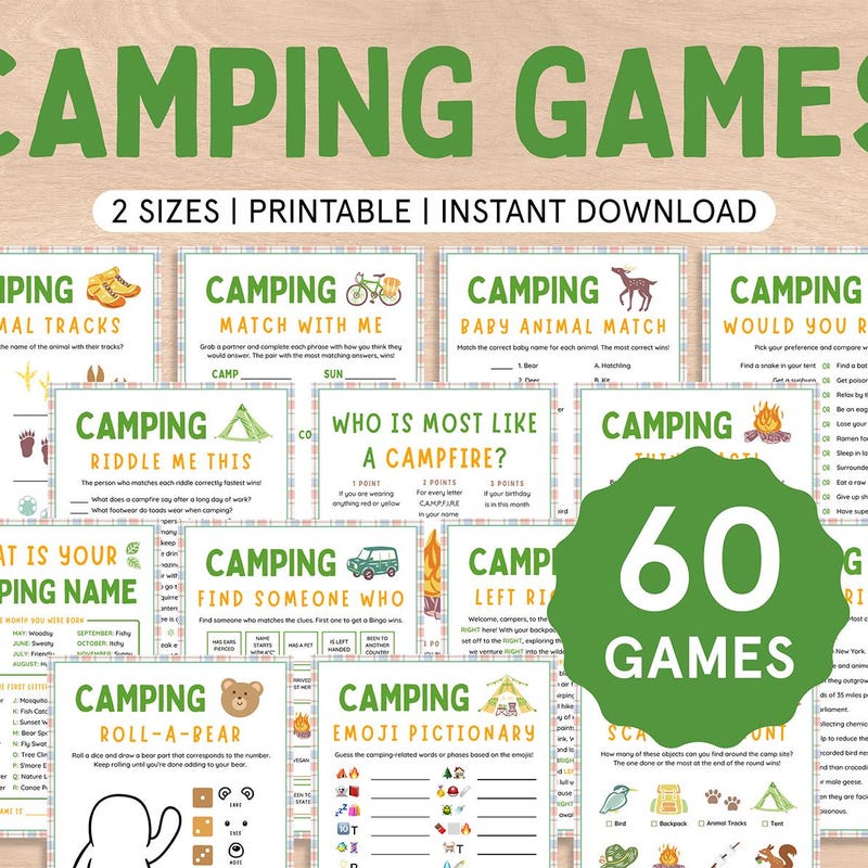 Girl Scouts Fun Games - Etsy