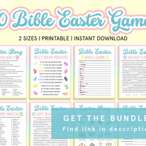 Bible Easter Story Who Am I Bible Easter Trivia for Kids, Adults Easter ...