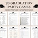 Graduation Party Game Bundle Graduation Games Class of - Etsy