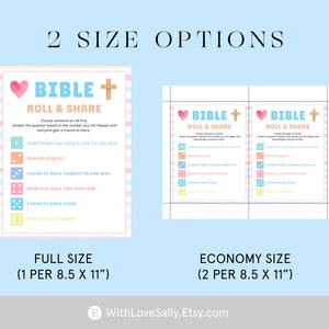 Christian Roll and Share | Sunday School Activities | Kids Bible Study ...