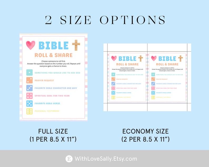 Christian Roll and Share | Sunday School Activities | Kids Bible Study ...