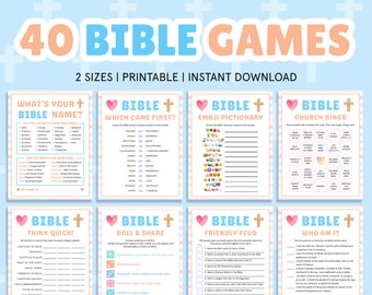 Bible 5 Second Game 188 Christian Bible Game Cards Printable - Etsy