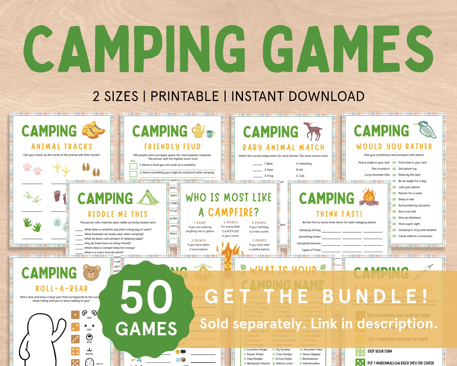 Camping Would You Rather Camping Games Camping Activities Kids Camping ...
