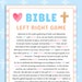 Church Left Right Game Sunday School Bible Study Games Bible Game ...