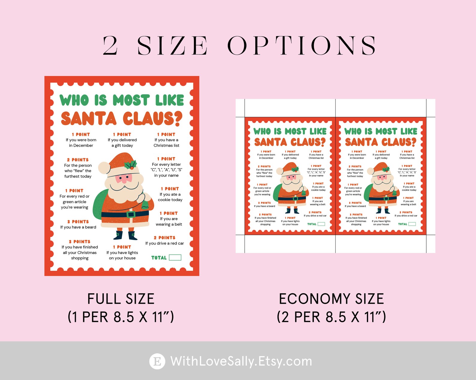 Who is Most Like Santa Claus Fun Christmas Games for Kids, Adults ...