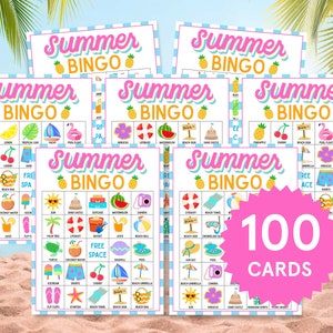 Summer Bingo Summer Activities for Kids Family Summer Games Summer ...