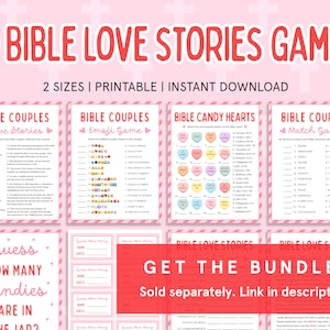 Bible Story Left Right Game Church Valentine Game Gift Exchange Game ...