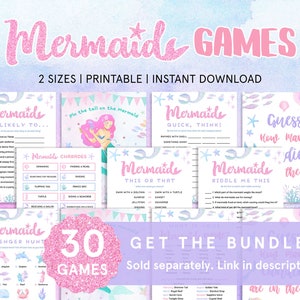 Mermaid I Spy Mermaid Birthday Party Game Kids Mermaid Activities for ...