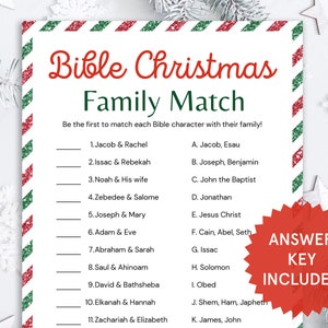 Bible Christmas Who Am I? | Church Christmas Party Game for Kids ...