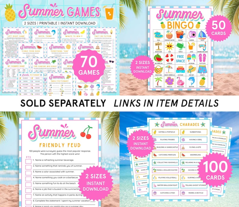 What's Your Summer Name Summer Games for Kids, Family Summer Games ...