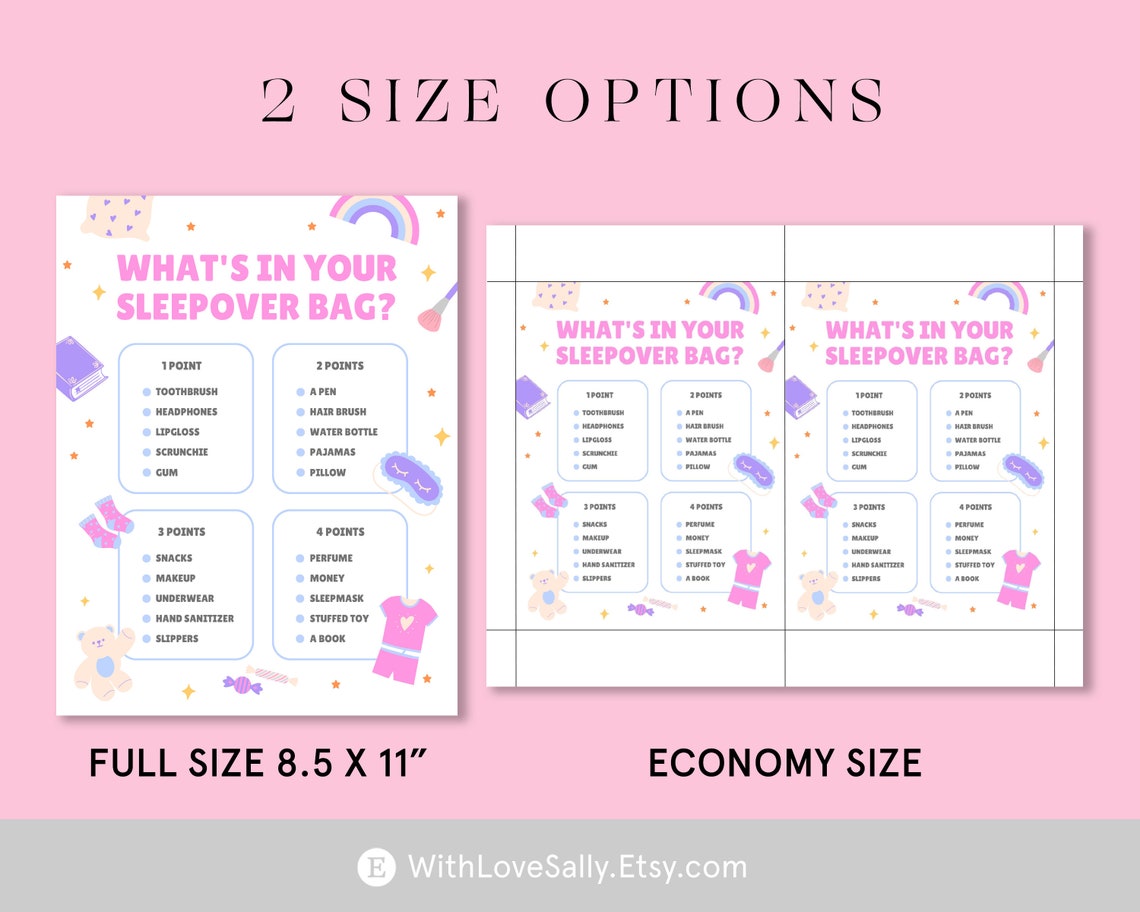 What's in Your Sleepover Bag | Fun Slumber Party Games | Pajama Party ...