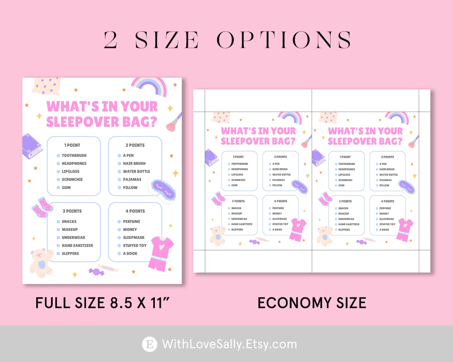 What's in Your Sleepover Bag | Fun Slumber Party Games | Pajama Party ...