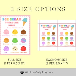 Ice Cream Treasure Hunt Ice Cream Party Games Birthday Party Kids ...