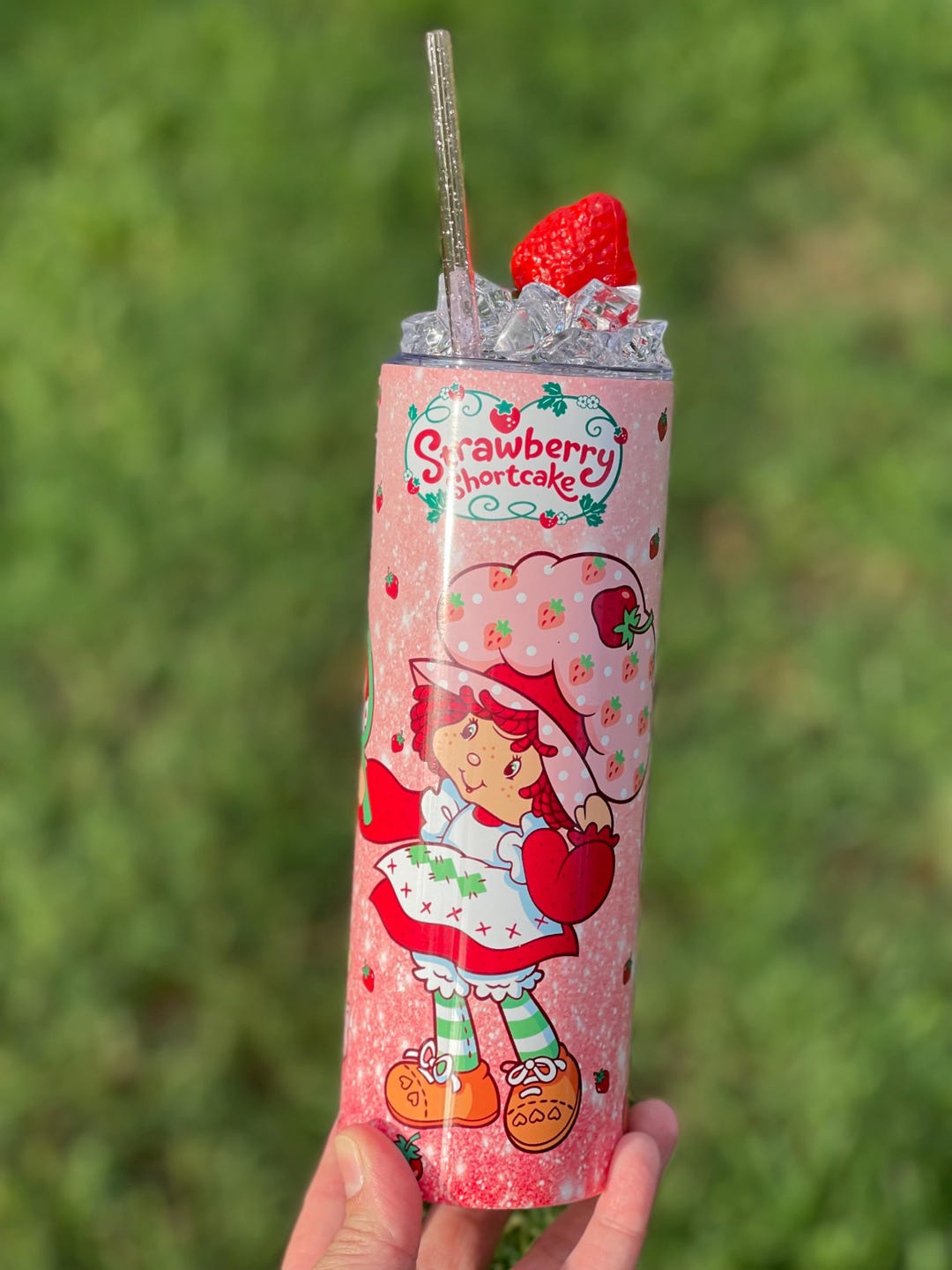 Strawberry Shortcake 20oz Tumbler, Vintage Strawberry Shortcake Cup ...