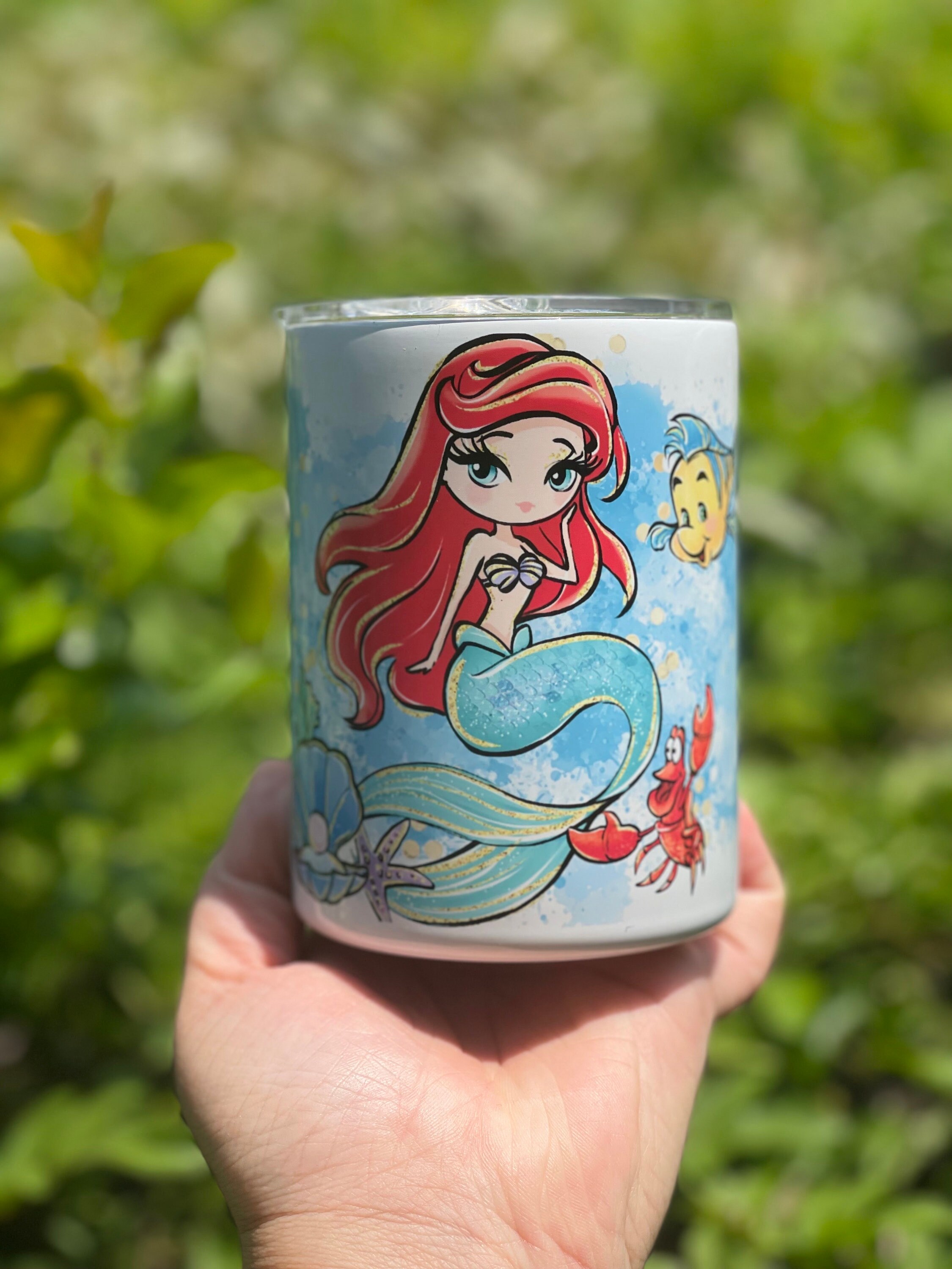 Little Mermaid Tumbler/little Mermaid Cup/ariel Cup - Etsy
