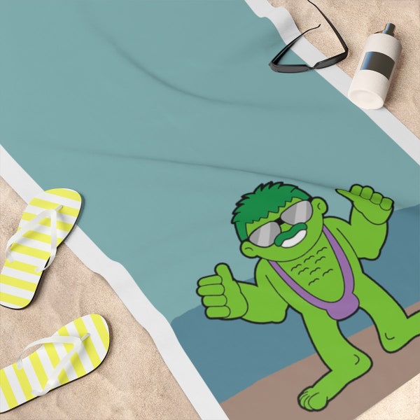 Hulk Beach Towel - Etsy