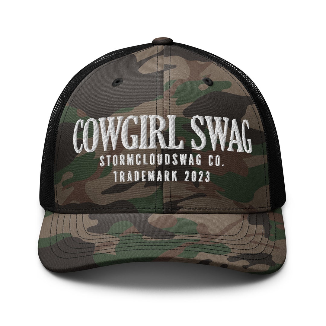 Cowgirl Swag-camouflage Trucker Hat - Etsy