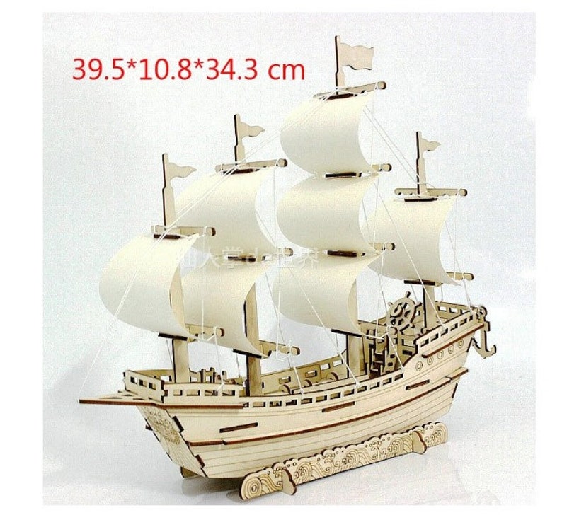 Sailboat Model, Sailboat Building Kit, Sailing Ship Model - Etsy
