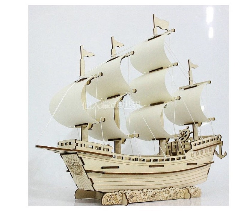 Sailboat Model, Sailboat Building Kit, Sailing Ship Model - Etsy