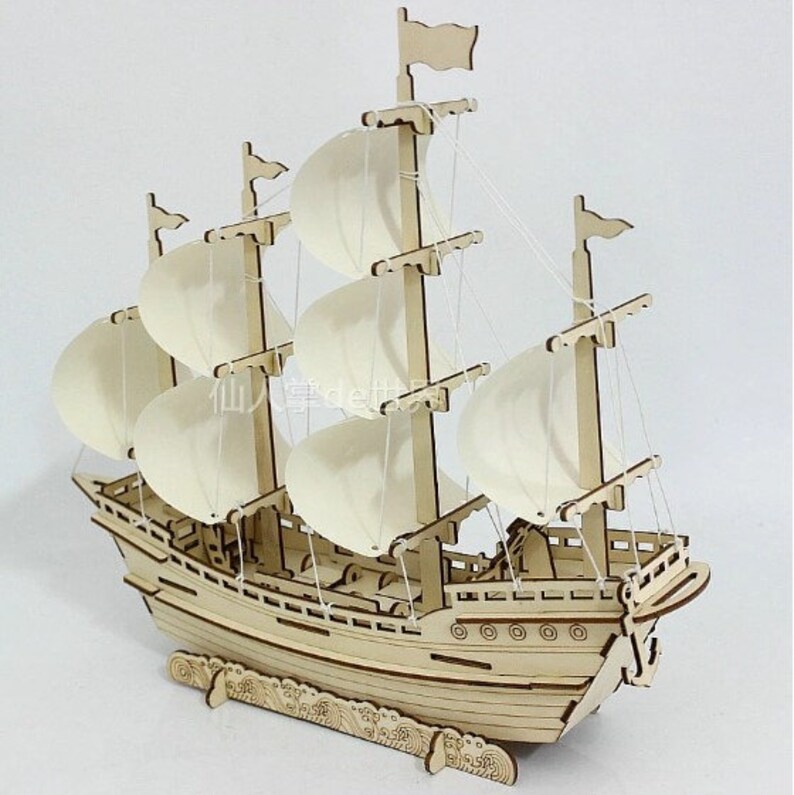 Sailboat Model, Sailboat Building Kit, Sailing Ship Model - Etsy