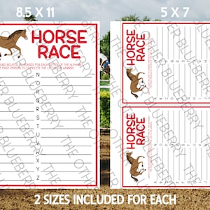 Derby Games | 10 Game Bundle | Derby Games for Kids | Includes Name ...