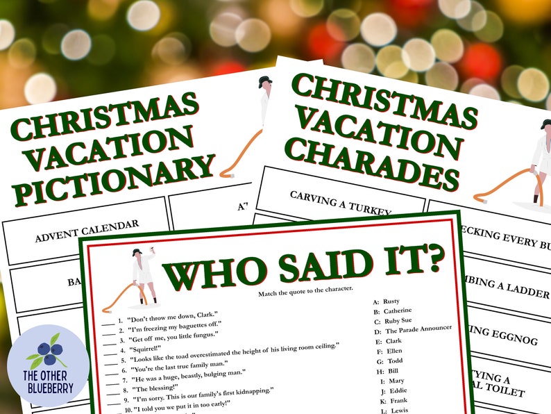 National Lampoon's Christmas Vacation Game Bundle 6 - Etsy