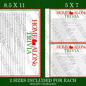 Home Alone Game Bundle | 5 Games | Christmas Party Games | Movie Night ...