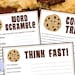 Cookie Game Bundle | 6 Games | Cookies and Milk Party Games | Cookie ...