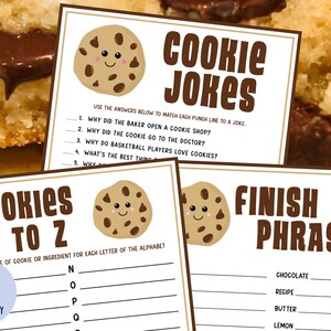 Cookie Game Bundle | 6 Games | Cookies and Milk Party Games | Cookie ...