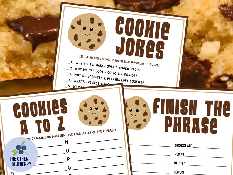 Cookie Game Bundle | 6 Games | Cookies and Milk Party Games | Cookie ...