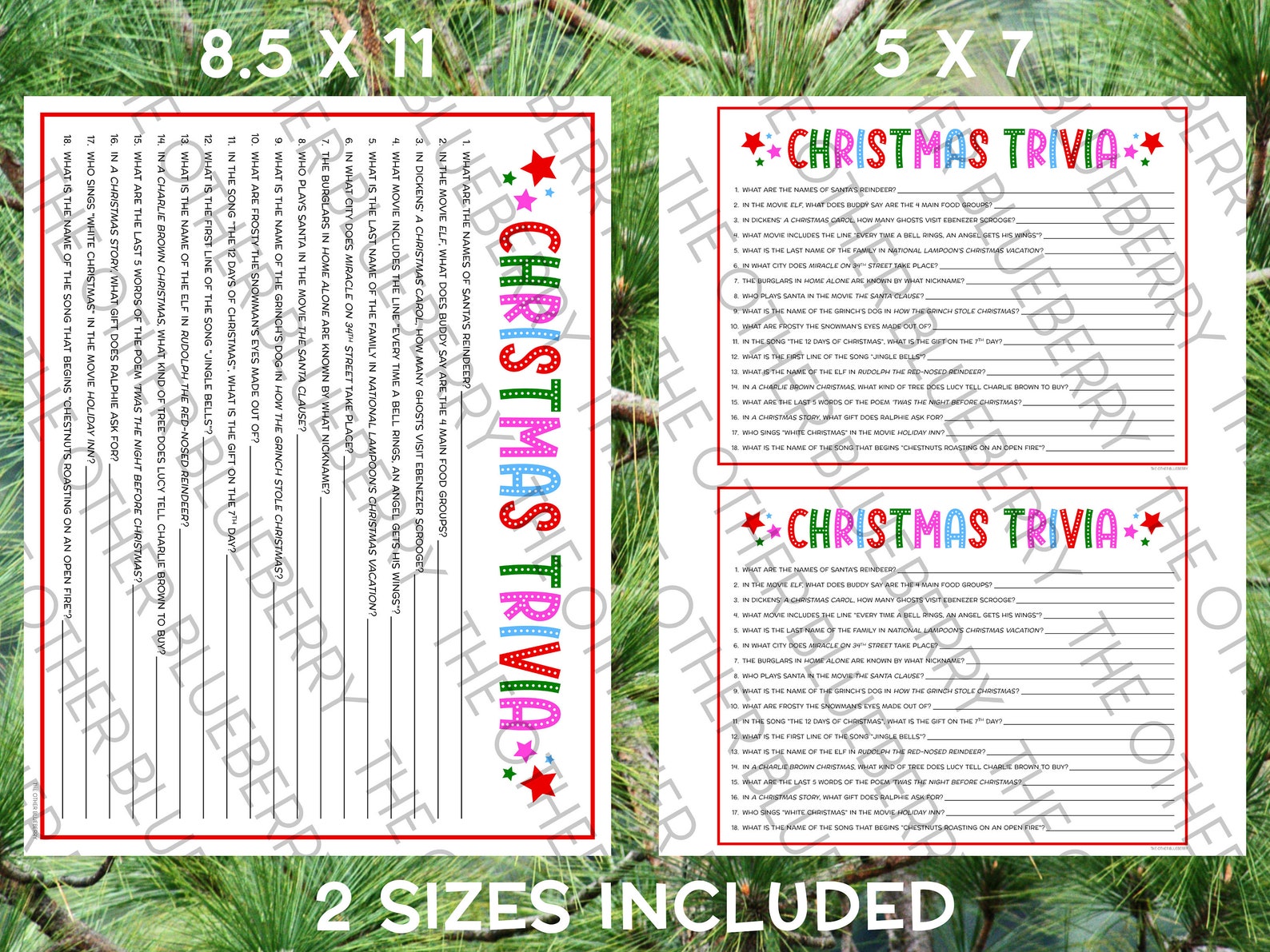 Christmas Trivia | Christmas Game | Christmas Party Game | Christmas ...