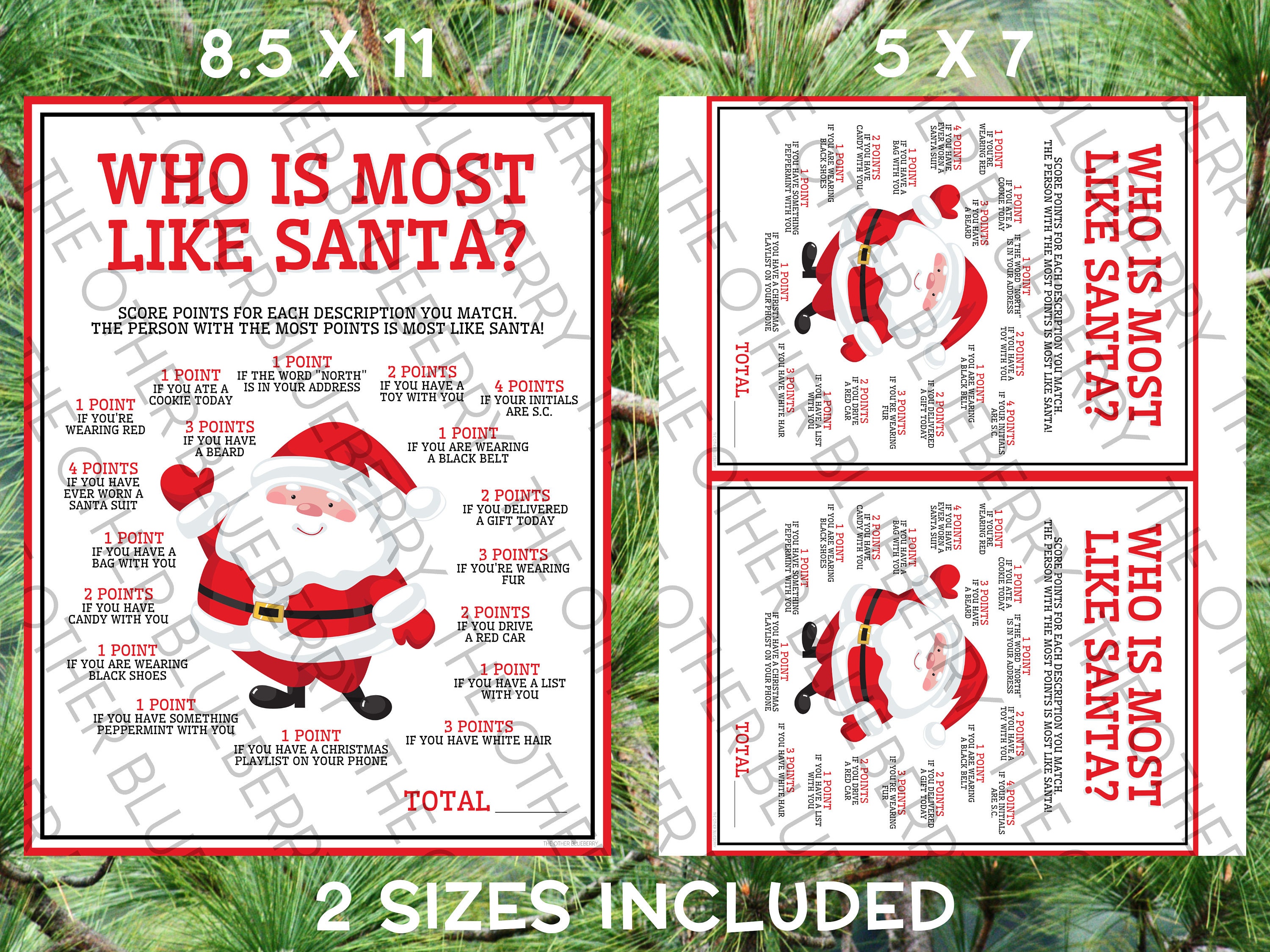 Christmas Game | Who's Most Like Santa? | Christmas Party Game ...