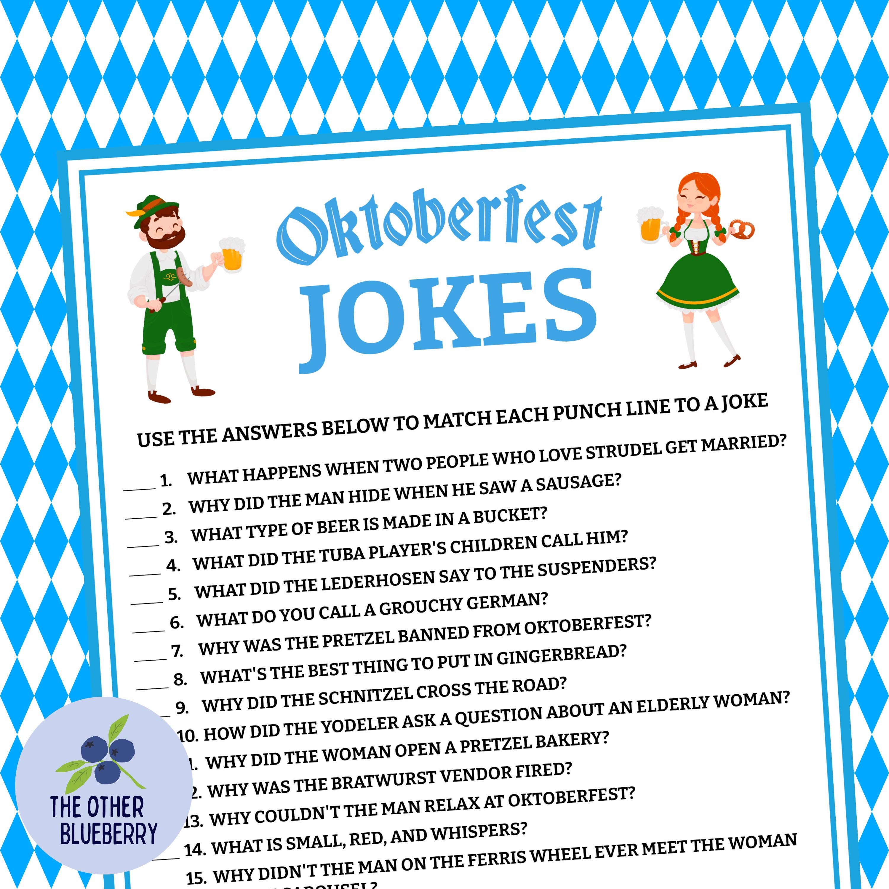Oktoberfest Game | Oktoberfest Jokes | Oktoberfest Party | Oktwoberfest ...