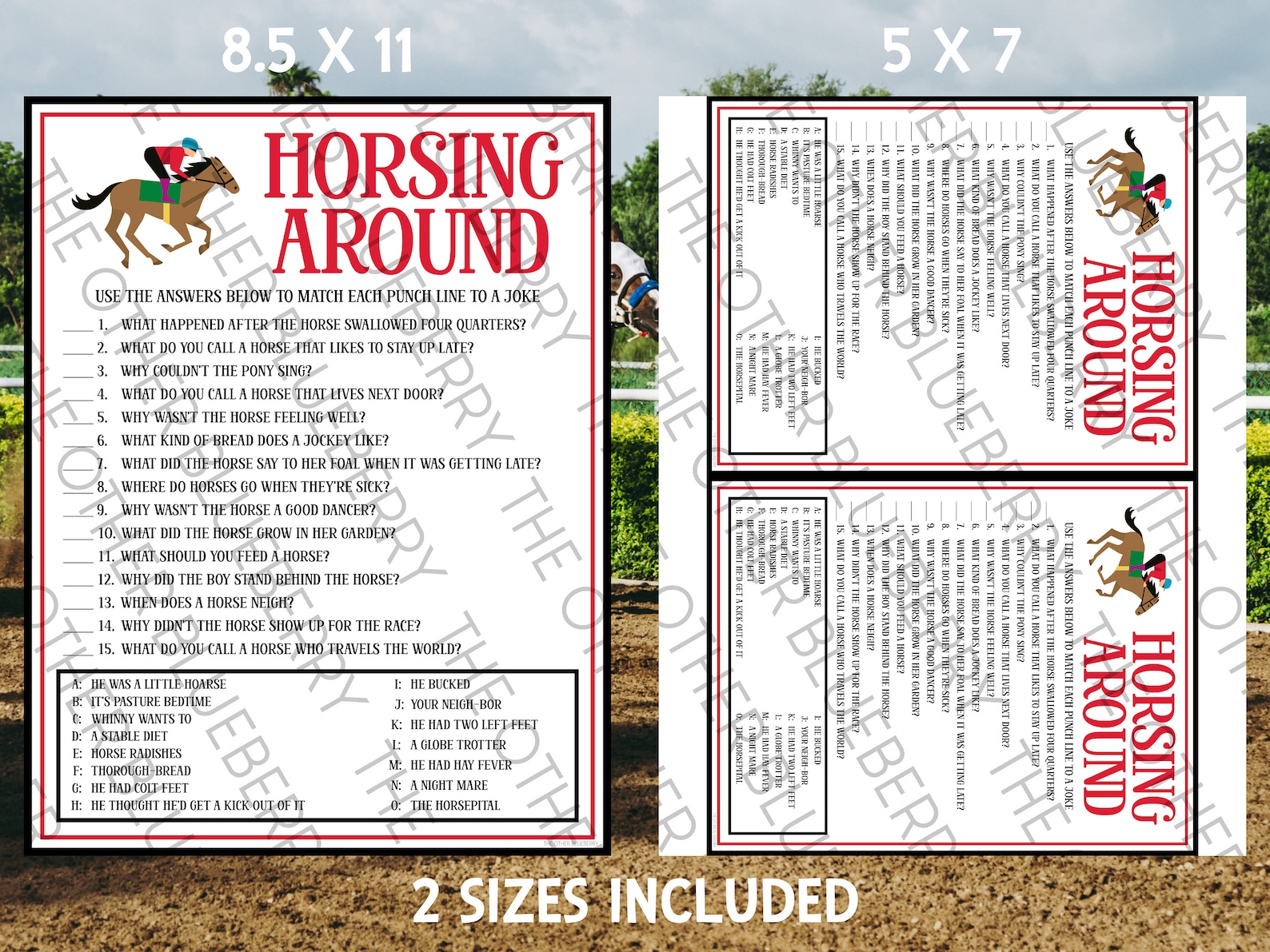 Kentucky Derby Game | Derby Jokes | Derby Party | Run for the Roses ...