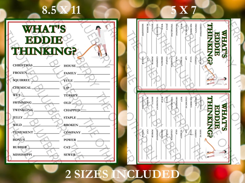 Christmas Vacation Game | What's Eddie Thinking? | Griswold Christmas ...