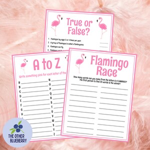 Flamingo Games | Flamingo Game Bundle | Pink Flamingo Party | Flamingle ...