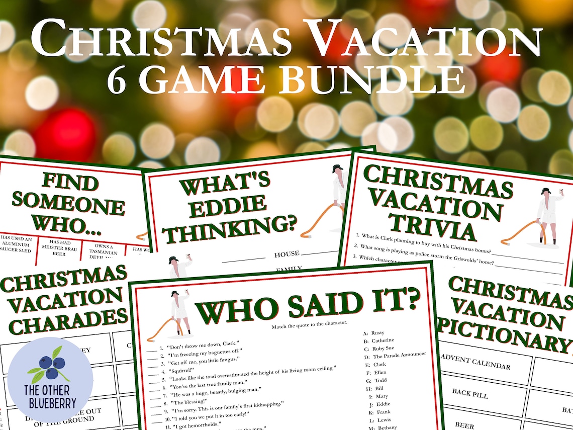National Lampoon's Christmas Vacation Game Bundle 6 - Etsy