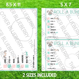 Roll a Bunny Game | Easter Game | Spring Party Game | Classroom Game ...