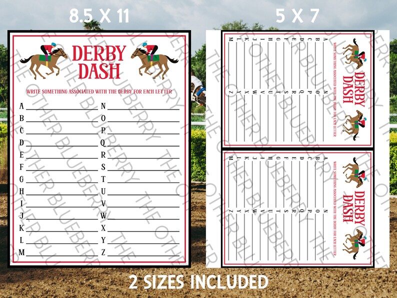 Derby Game | Derby Dash | Derby A to Z | Derby Party | Night at the ...