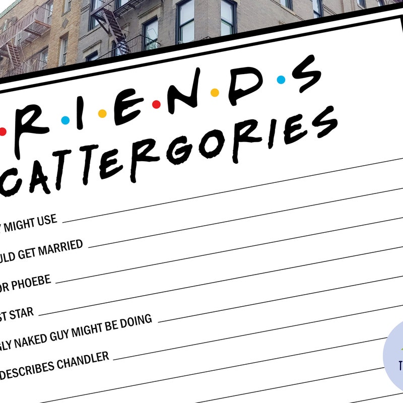 Friends Printable - Etsy