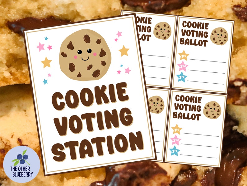 Cookie Party Game Bundle | Cookie Bake-off | Cookie Voting | Cookie ...