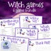 What's Your Witch Name Game With Name Tags & Sign | Ghouls Night Out ...