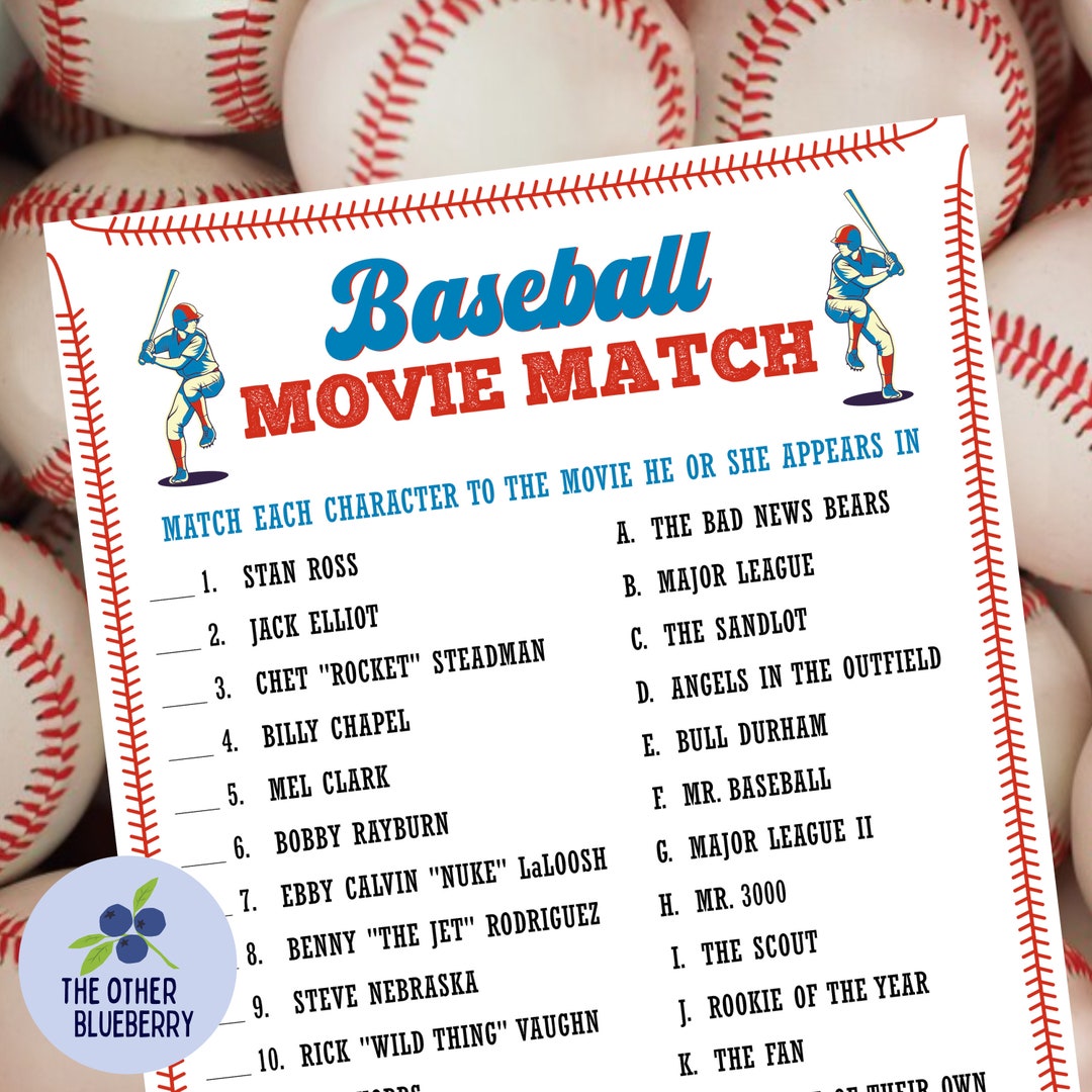 Baseball Game | Baseball Party Game | Baseball Trivia | Baseball ...
