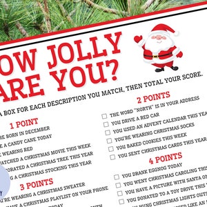 Christmas Game | How Jolly Are You? | Christmas Party Game | Christmas ...